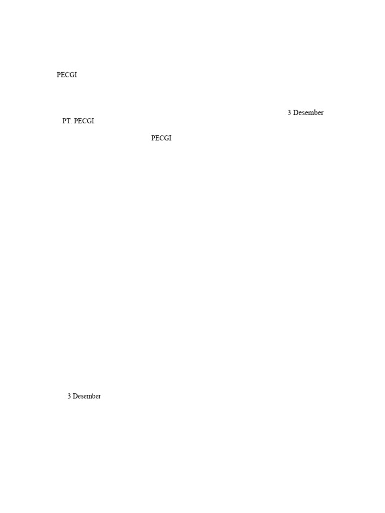 PT. PECGI | PDF