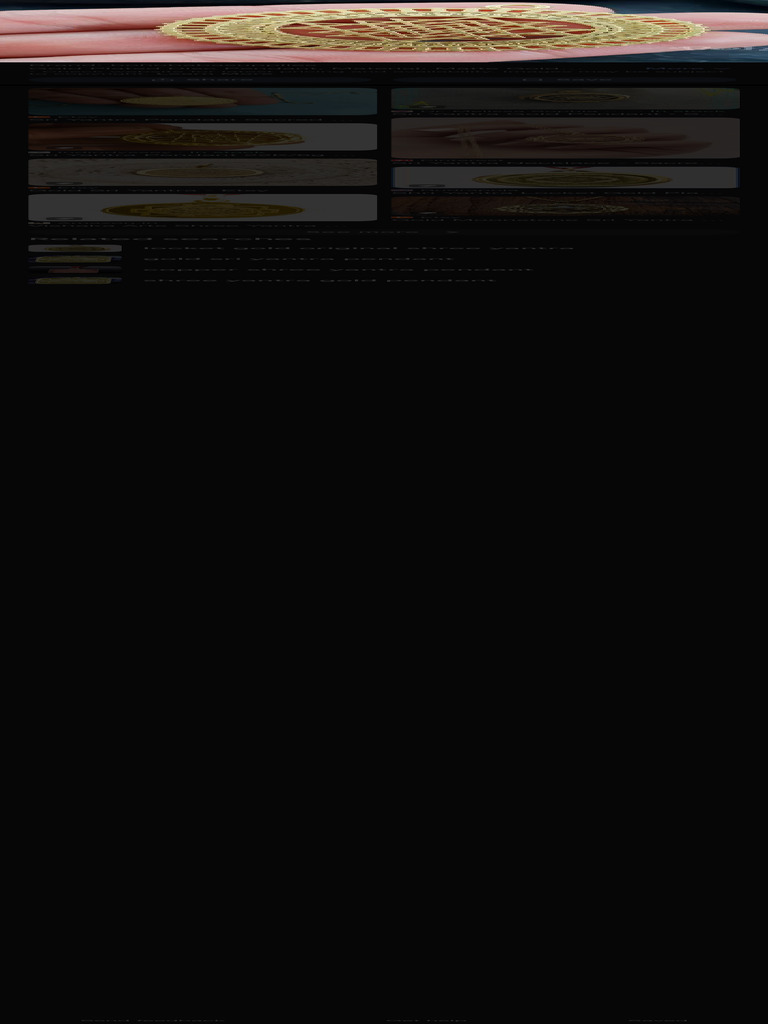 Sree Chakram Pendant in Gold - Google Search | PDF