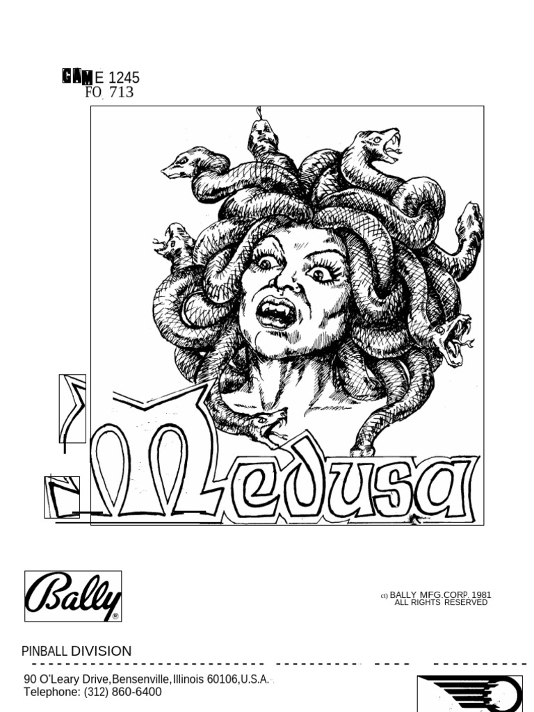 Bally_1981_Medusa_Manual | PDF