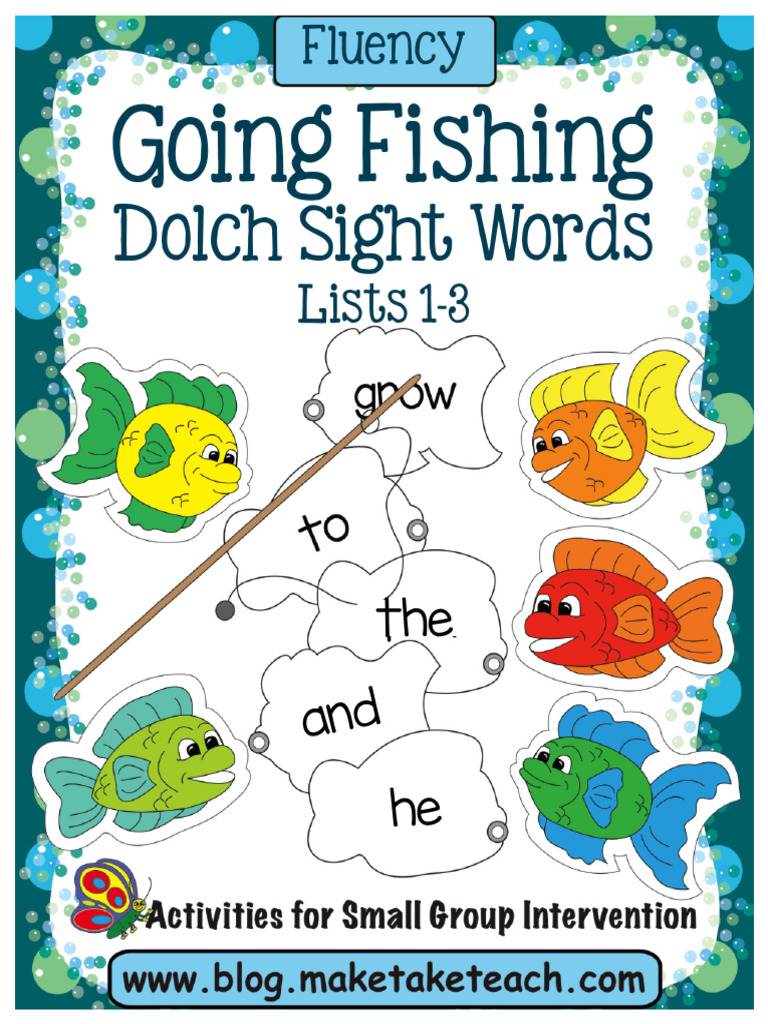 Dolch Sight Words: Going Fishing | PDF