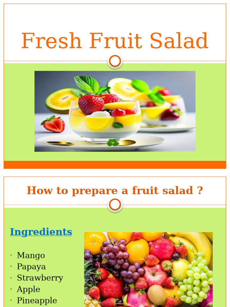 Fruit Salad 0010,0023 | PDF