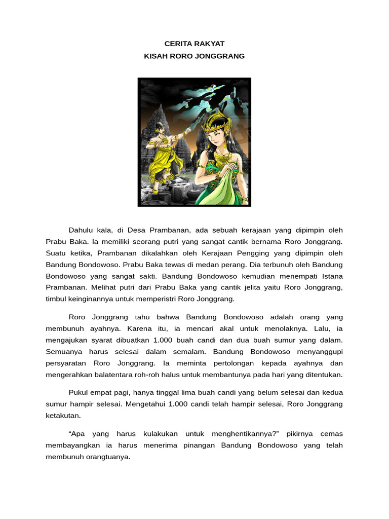 Cerita Rakyat | PDF