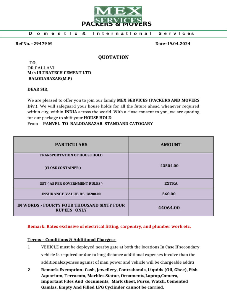 DR - Pallavi Final Offer Utcl@ | PDF