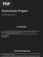 Class 12 Economics Project | PDF | Agriculture | Supply Chain