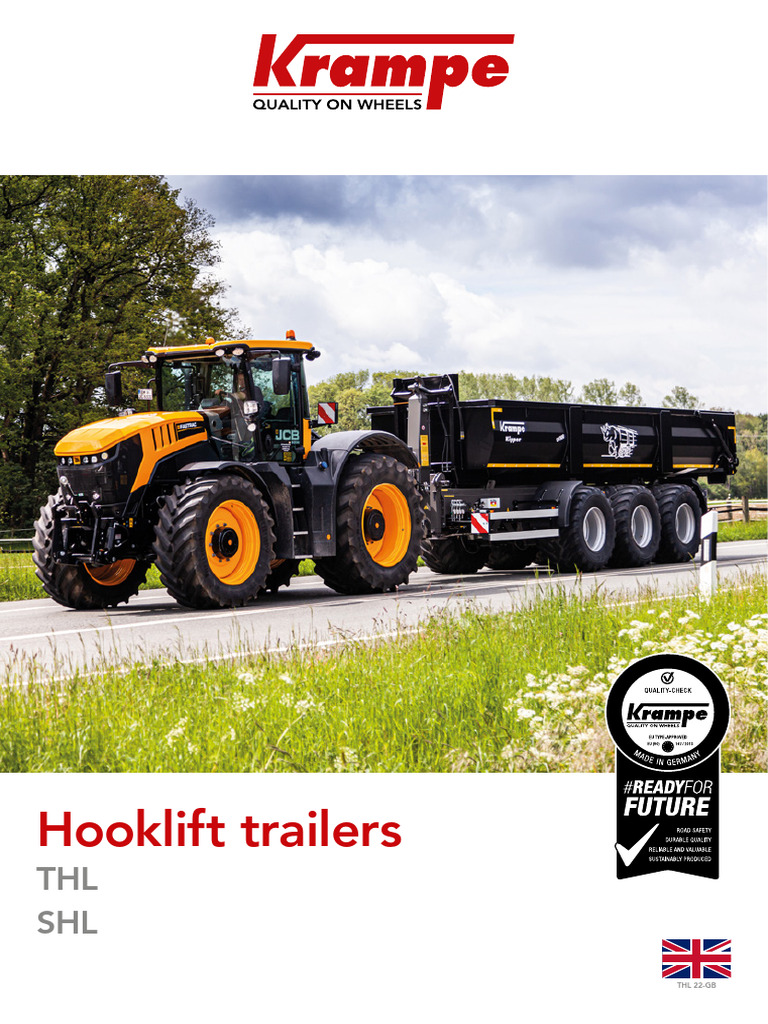 Krampe Hooklift Trailers Overview | PDF | Trailer (Vehicle) | Tractor