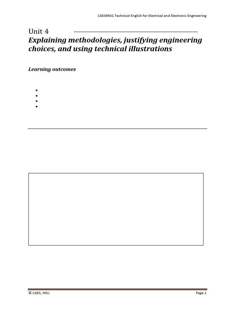 CAES9541 Unit 4 Methodology Justifying Engineering Choices | PDF ...