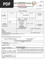TDP Application Form | PDF