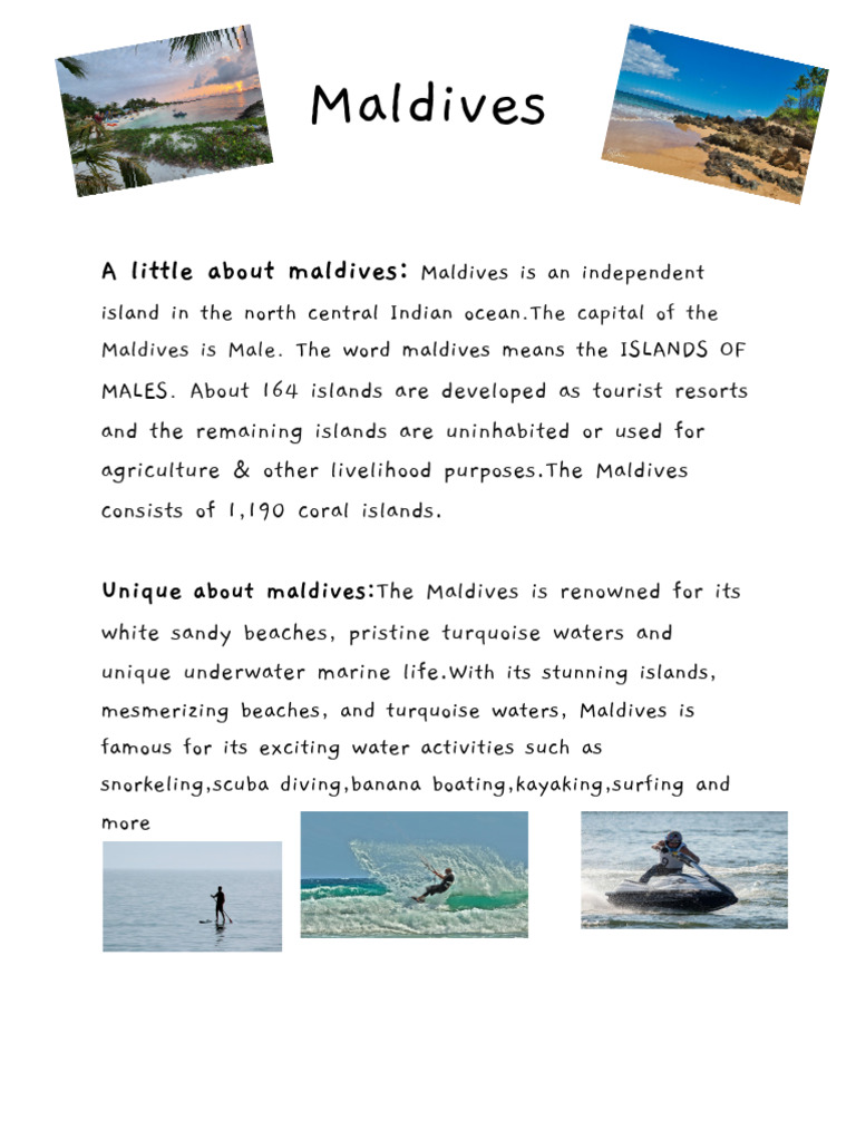 World Issues - Maldives 2 | PDF