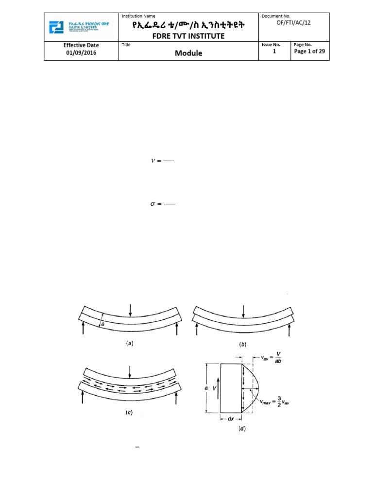 Chapter 4 Shear Design Module | PDF | Bending | Stress (Mechanics)