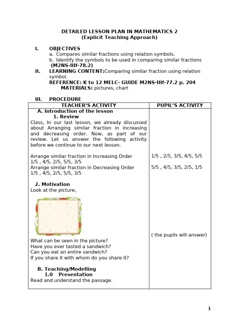 DLP MATH (RELATION SYMBOL) | PDF | Cognition | Learning