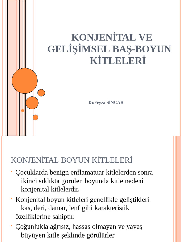Konjenital Boyun Kitleleri | PDF