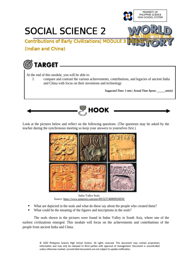 Contributions of Ancient India and China | PDF