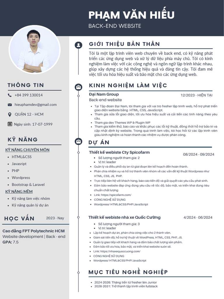 Blue and Gray Simple Professional CV Resume | PDF