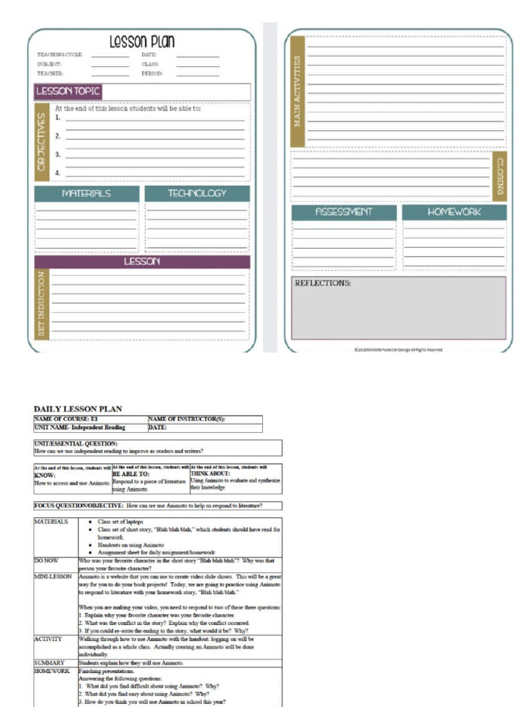 Lesson Plan | PDF