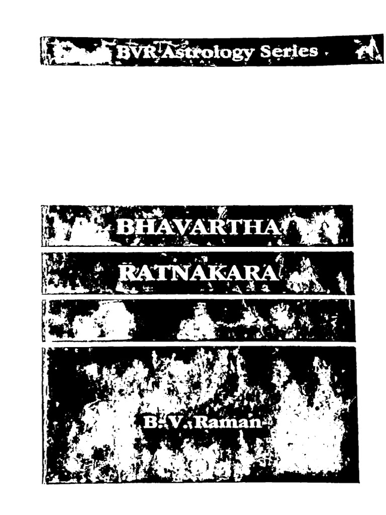 Jyotish_B v Raman_Bhavartha Ratnakara_1922 Ed | PDF | New Age Practices ...