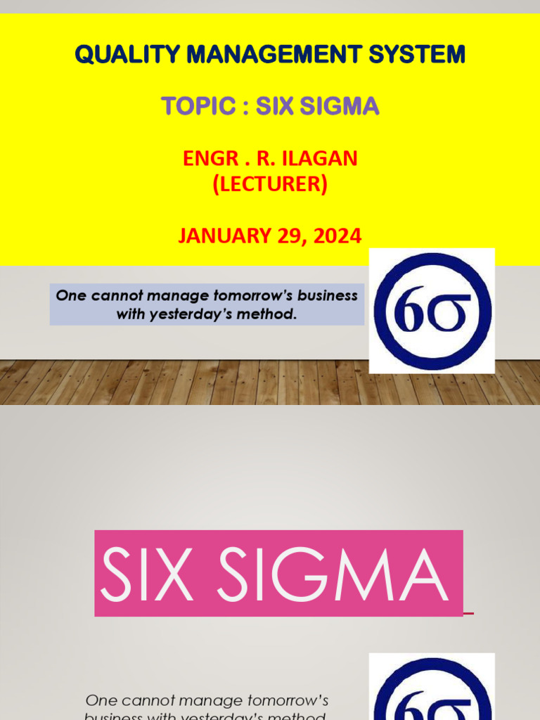 Understanding Six Sigma Principles | PDF | Six Sigma | Design For Six Sigma