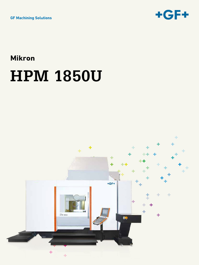 mikron-hpm-1850u_en | PDF | Machining | Mechanical Engineering