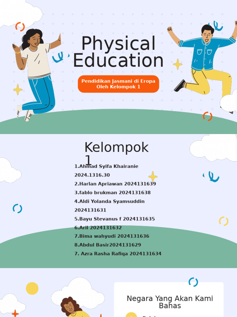 PPT Kelompok 1 Pendidikan Jasmani | PDF
