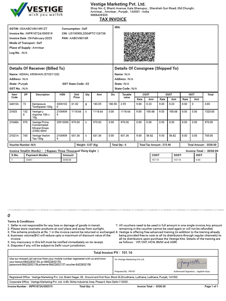 KEWAL KRISHAN 3038 | PDF | Taxation | Government Finances