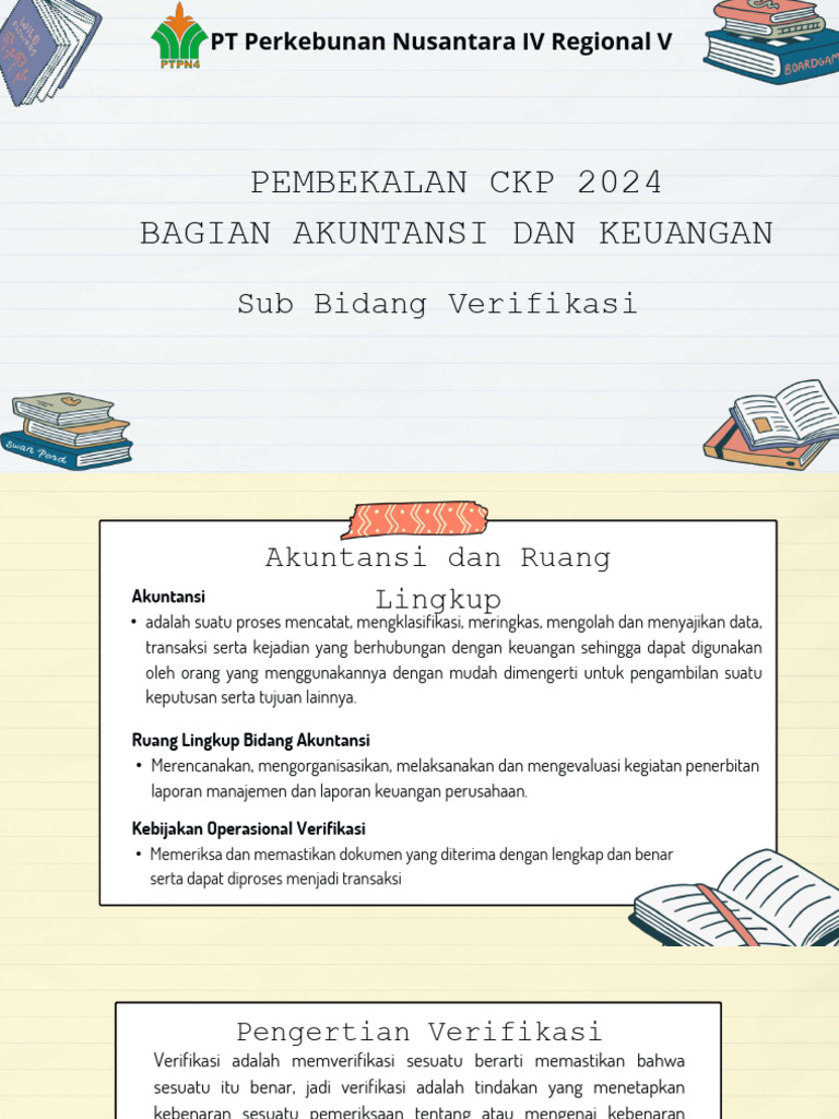 Pembekalan CKP Bid Verifikasi 2024 | PDF