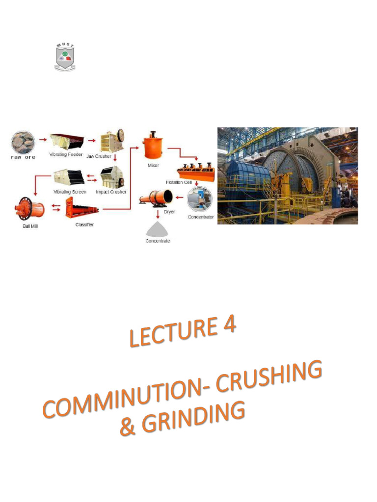 04 MIPR 410 Comminution | PDF | Mill (Grinding) | Fracture
