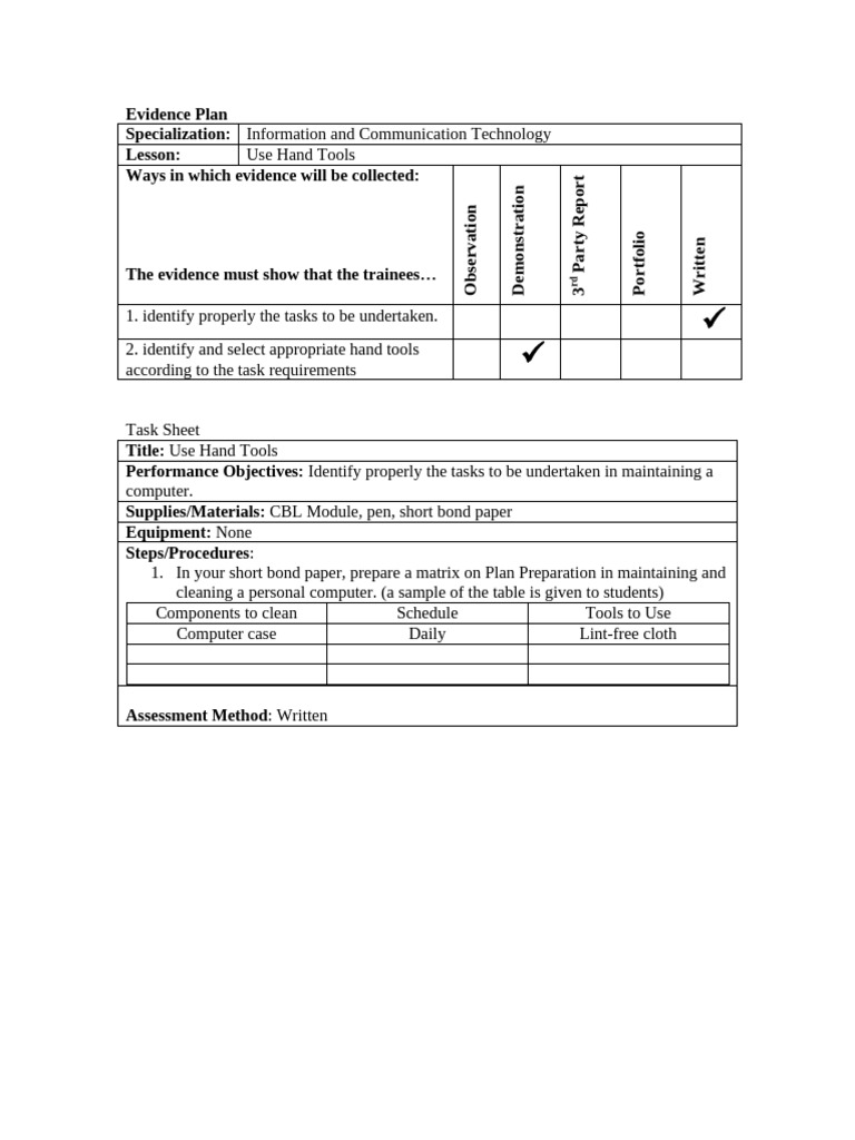 Evidence_Plan_Specialization_Information | PDF