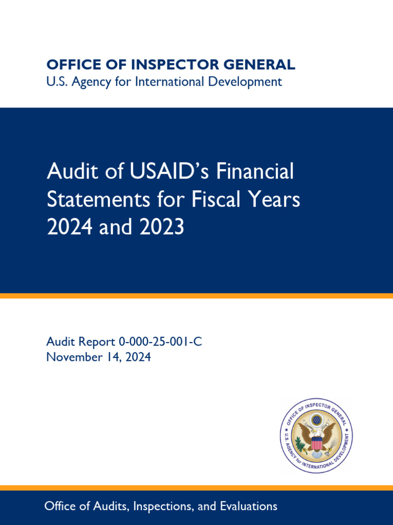 usaid | PDF | Audit | Internal Control