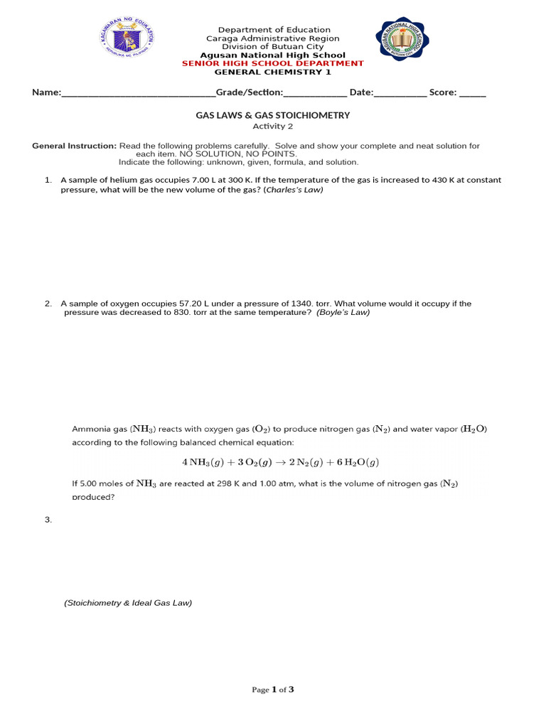 Gas-Laws_Take-Home-Activity_questionnaire | PDF