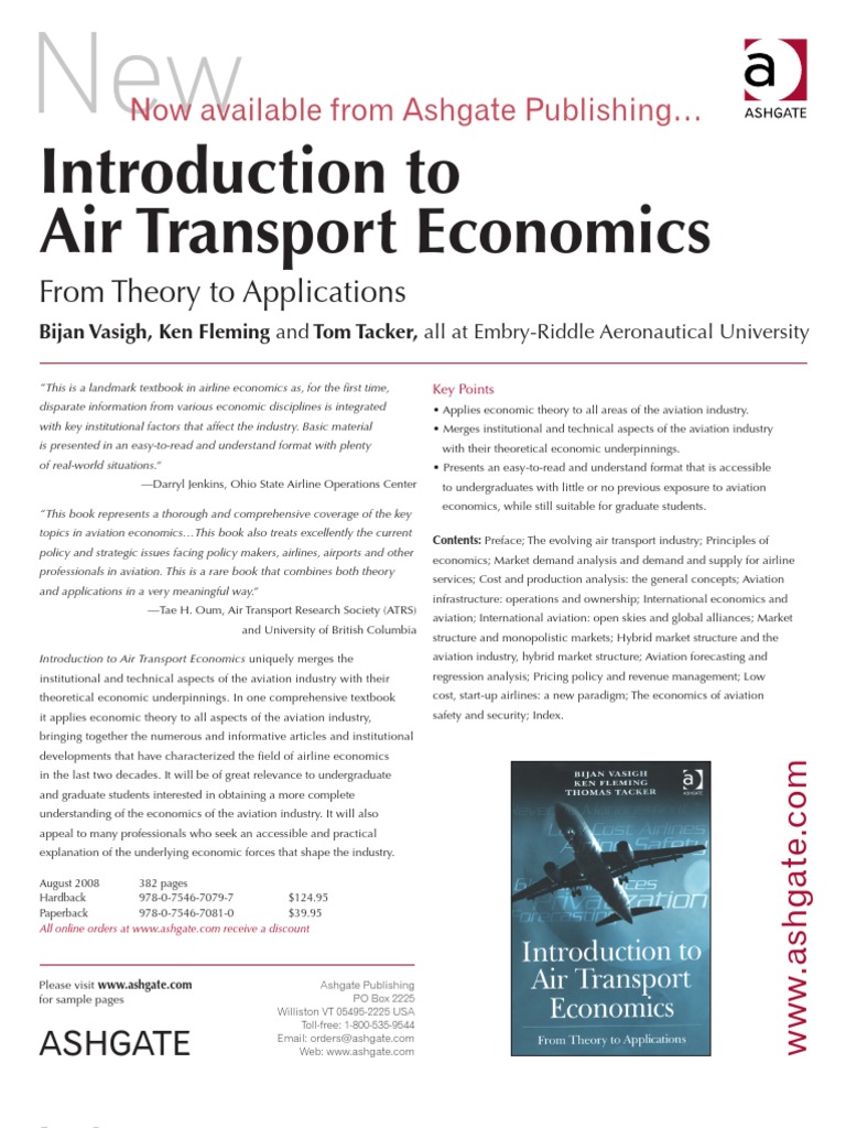 Introduction to Air Transport Economics | PDF | Airlines | Economics