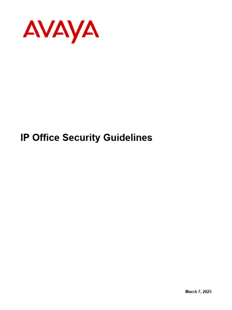 Ip - Office - Security - Guidelines - 2025 03 07 14 16 56 | PDF ...