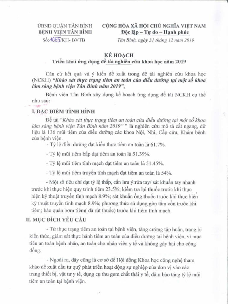 KH Ung Dung NCKH 2019 | PDF