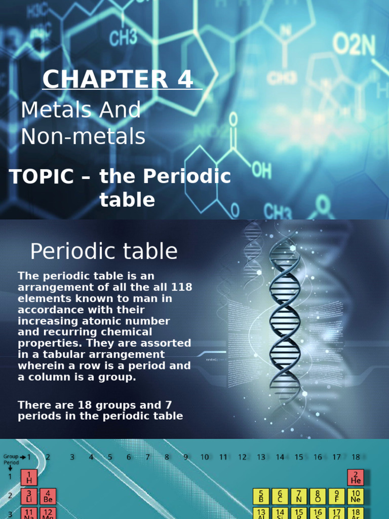 Science - Periodic Table | PDF | Periodic Table | Metals