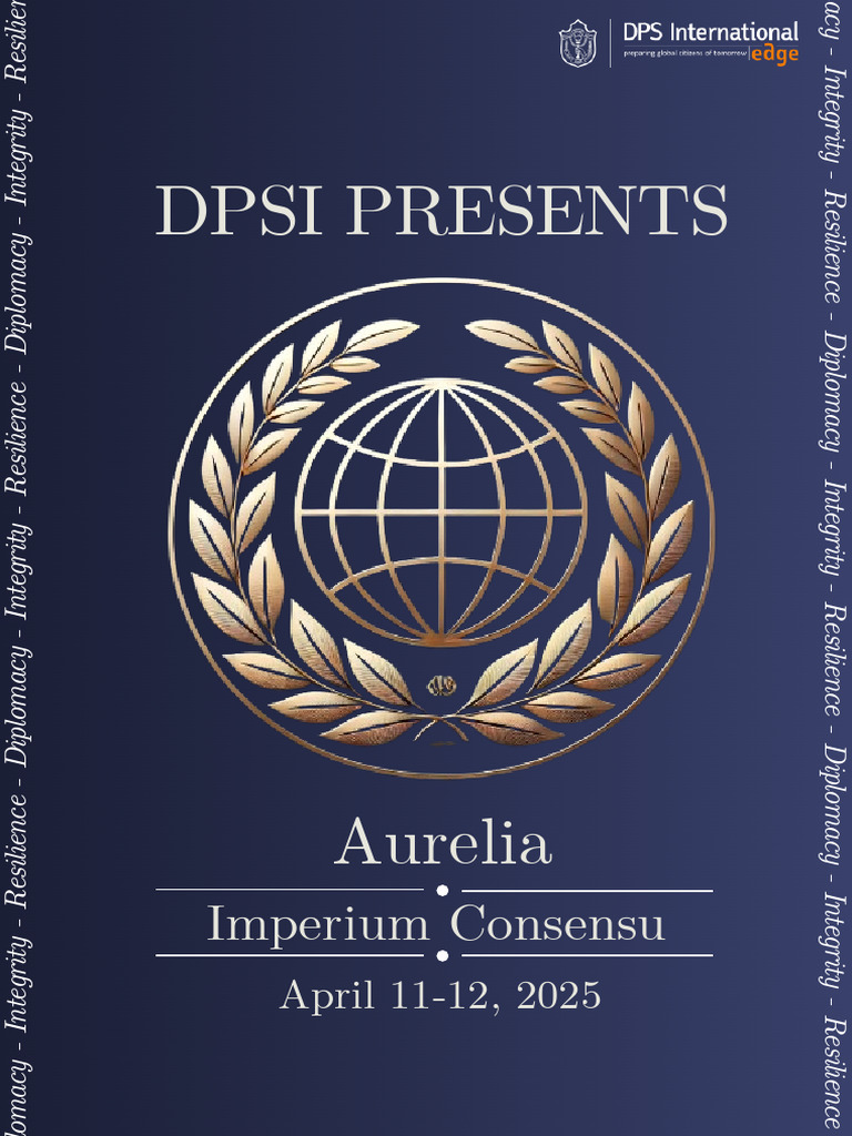 Aurelia DPSI MUN Brochure '25 | PDF | United Nations | International Relations