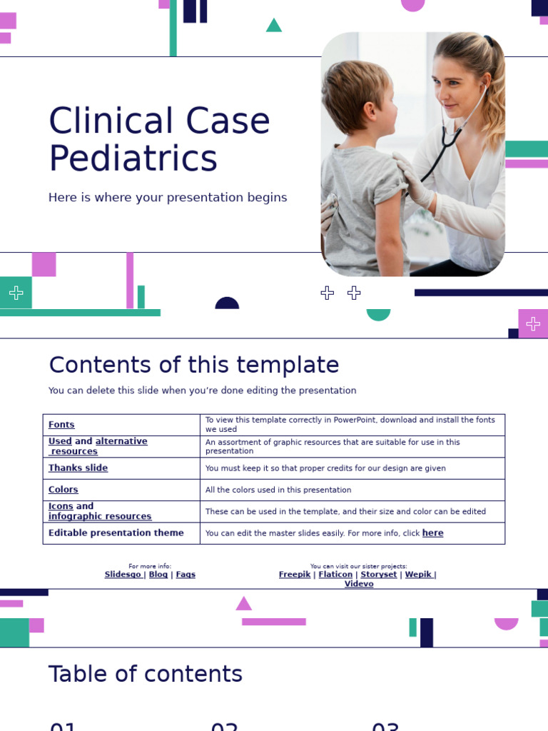 Clinical Case Pediatrics by Slidesgo | PDF | Medical Diagnosis | Health ...