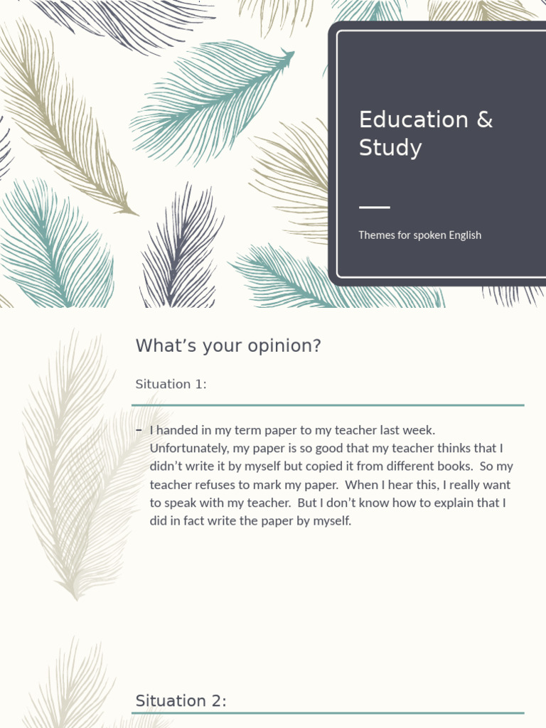 Education and Learning | PDF | English Language | Vocabulary