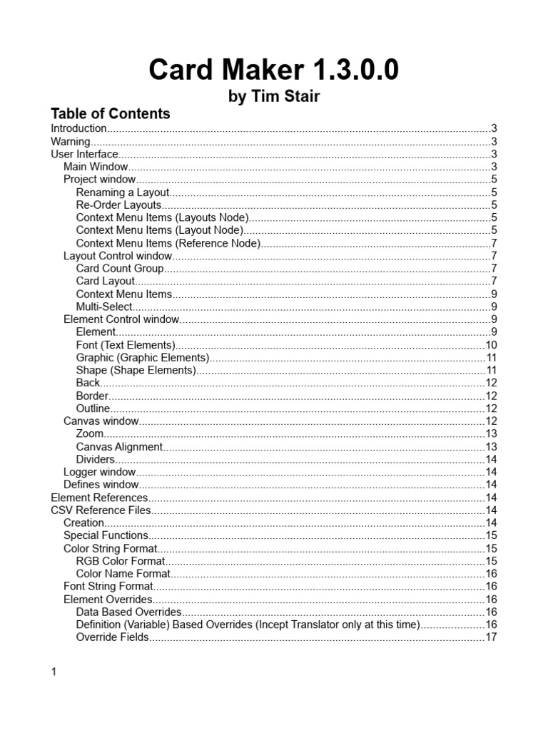 Card Maker | PDF | Page Layout | Comma Separated Values