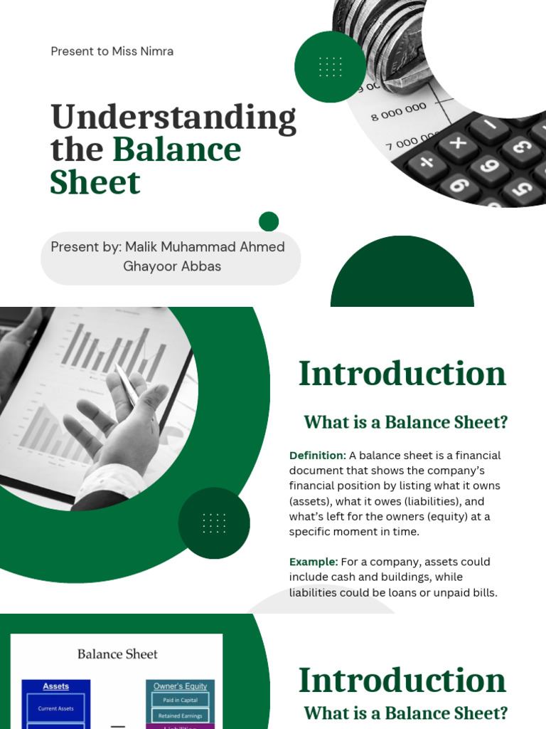 Understanding The Balance Sheet PDF | PDF | Equity (Finance) | Balance Sheet