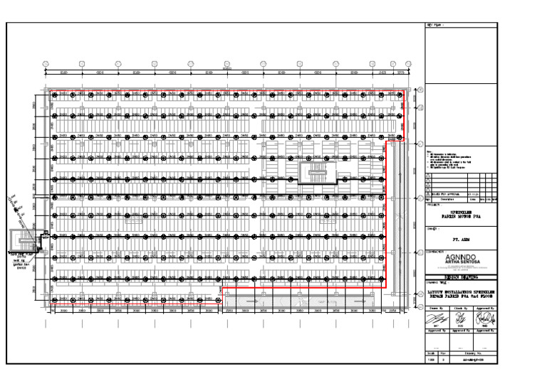 Denah Parkir Motor P3A-2A-Model | PDF