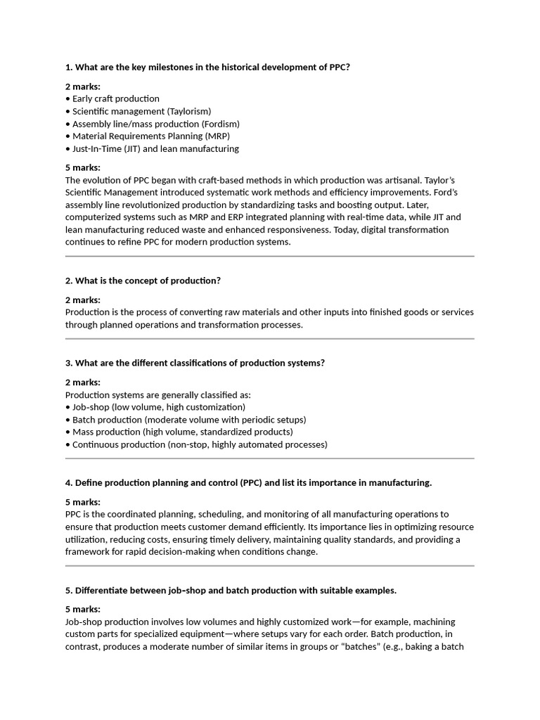 Pom QB | PDF | Forecasting | Operations Management