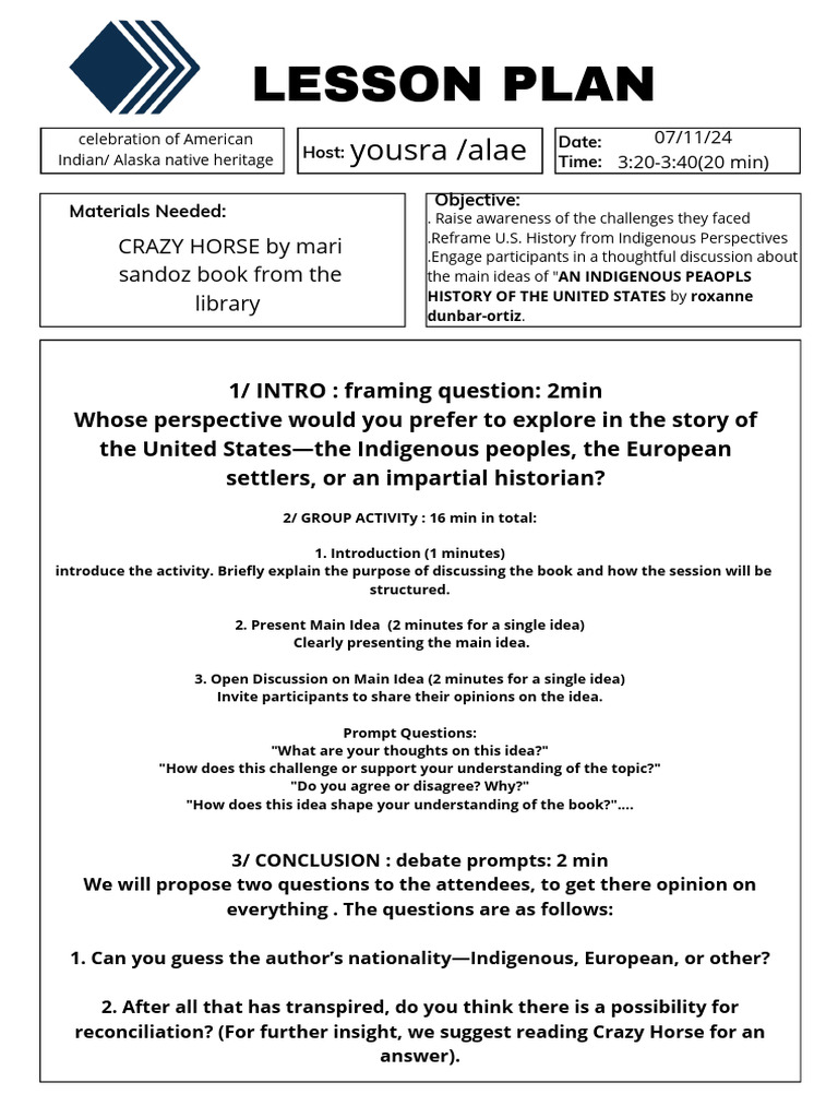 Lesson Plan - 20241104 - 191811 - 0000 | PDF