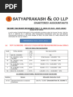 Income Tax Calculation Proforma 2024-25 | PDF | Taxation | Taxes