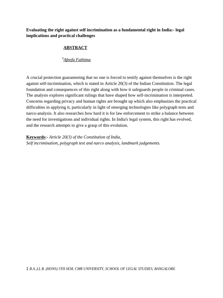 Constitution Abstract | PDF