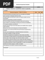 Emergency Light Checklist | PDF