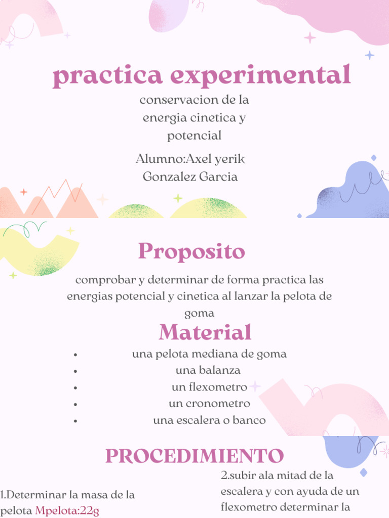 Conservacion de La Energia Cinetica y Potencial | PDF | Peso | Masa