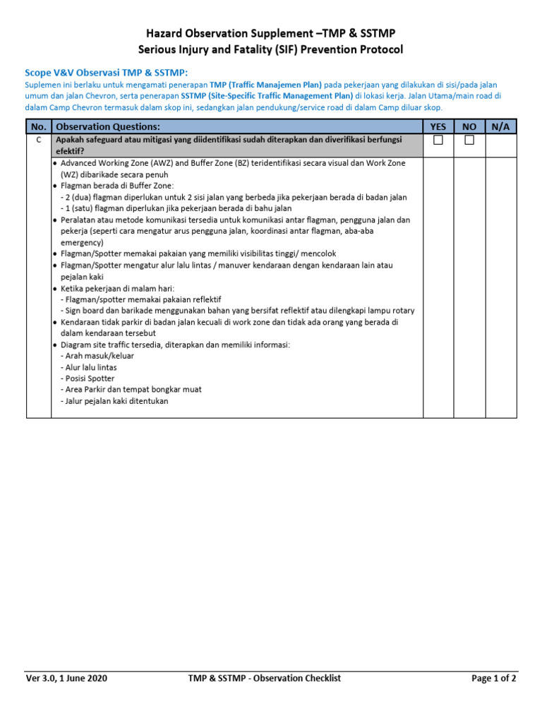 2020-SIFP_Protocol_HO Supplement_TMP-SSTMP | PDF