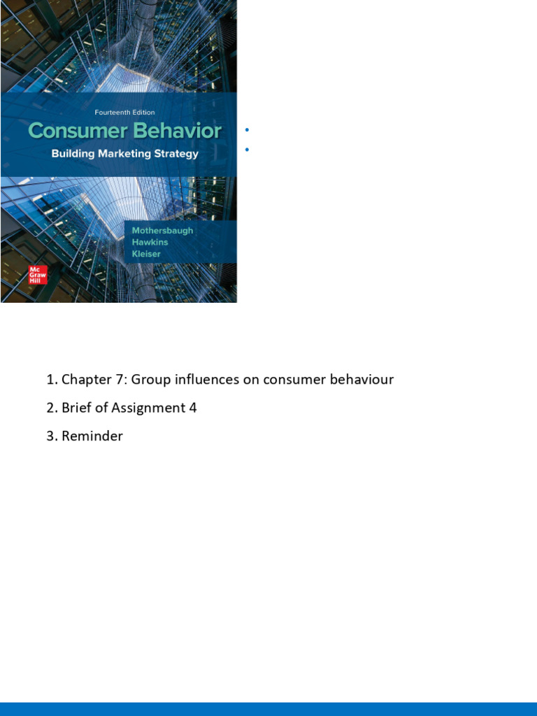 Group Influences on Consumer Behavior | PDF | Consumer Behaviour | Behavior