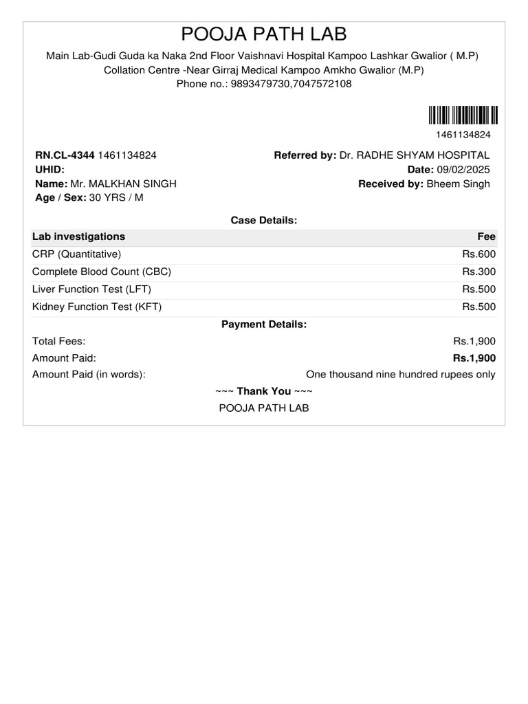 Bill 1461134824 20250210 2 Uhrqq | PDF