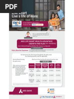 Max Life Smart Wealth Annuity Guaranteed Pension Plan | PDF | Life ...