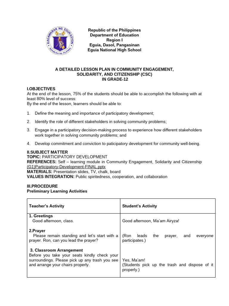 Participatory Development D6 Pdf Non Governmental Organization