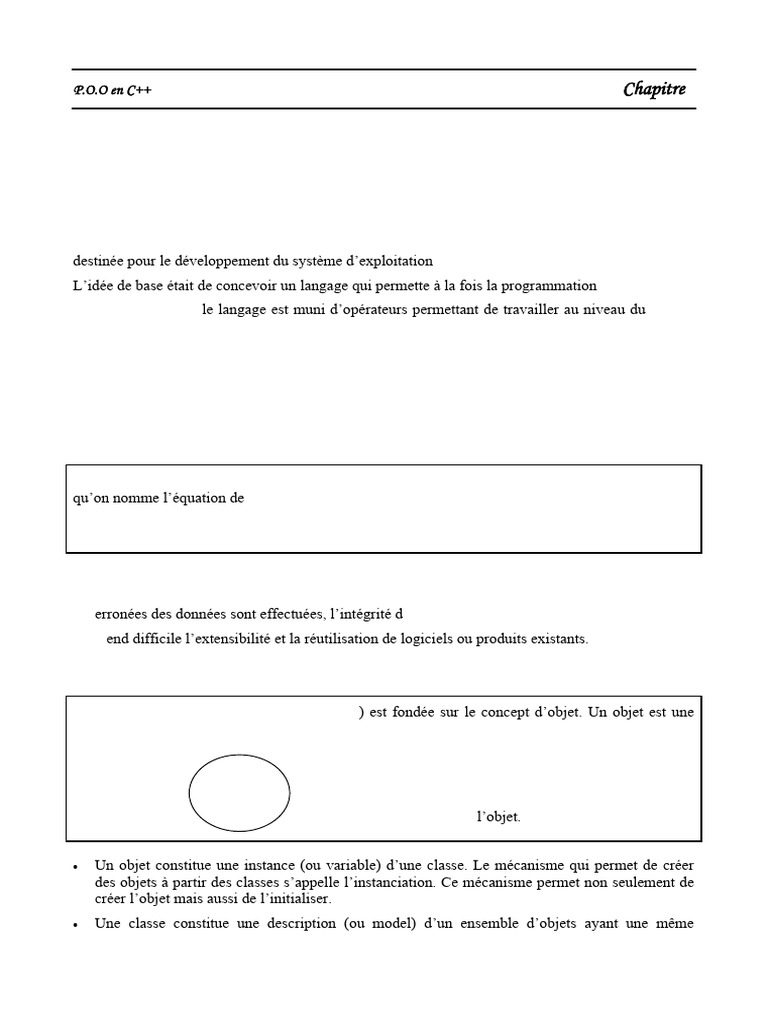 Programmation Orientée Objet Chapitres 1 Et 2 MIP S4 2024-2025 | PDF | Pointeur (programmation ...